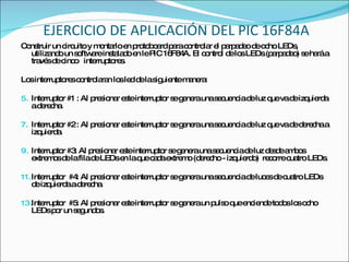 CIRCUITO CON UN PIC16F84A "FLASHIN LED" | PPT