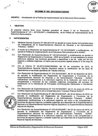 Informe n050 2016-sunat-8 a0100 | PDF