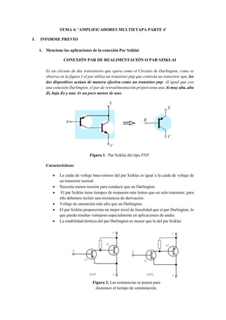 Informe previo y experimento nª4 del Lab. Circuitos Electronicos II ...