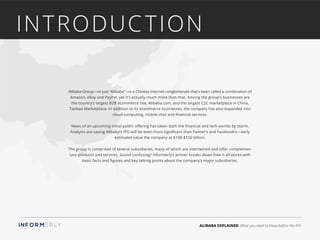 The Alibaba Group Explained | PPT