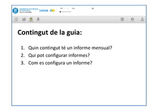 Tutorial informe mensual SIRENA | PPT