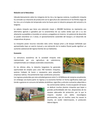 Los Misquitos | DOCX