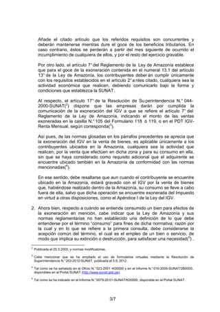 Informe Sunat Ley Amazonia Pdf
