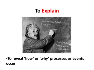 Inform & Explain | PPTX | Educational Assessment | Education