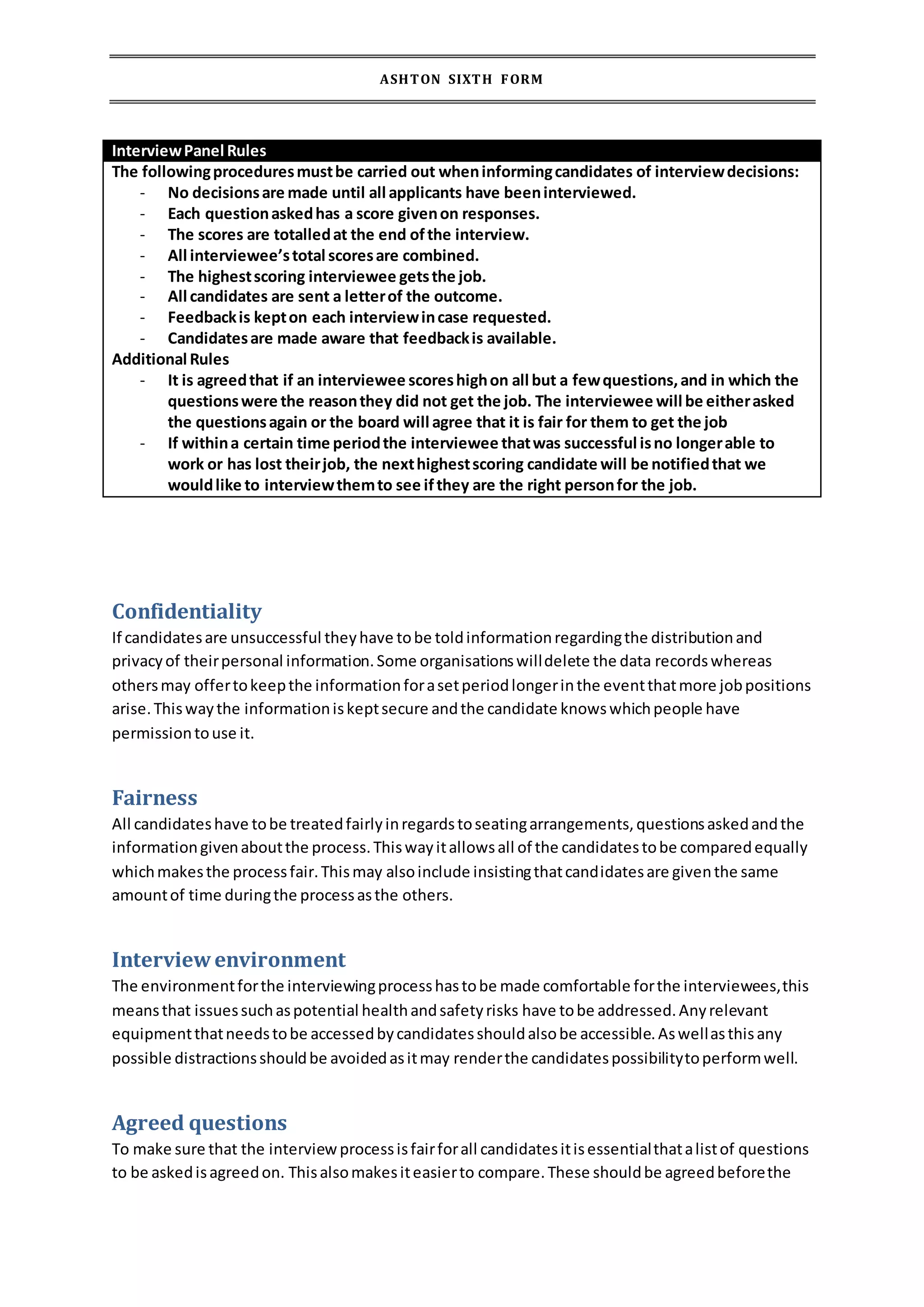 Informing candidates | DOCX