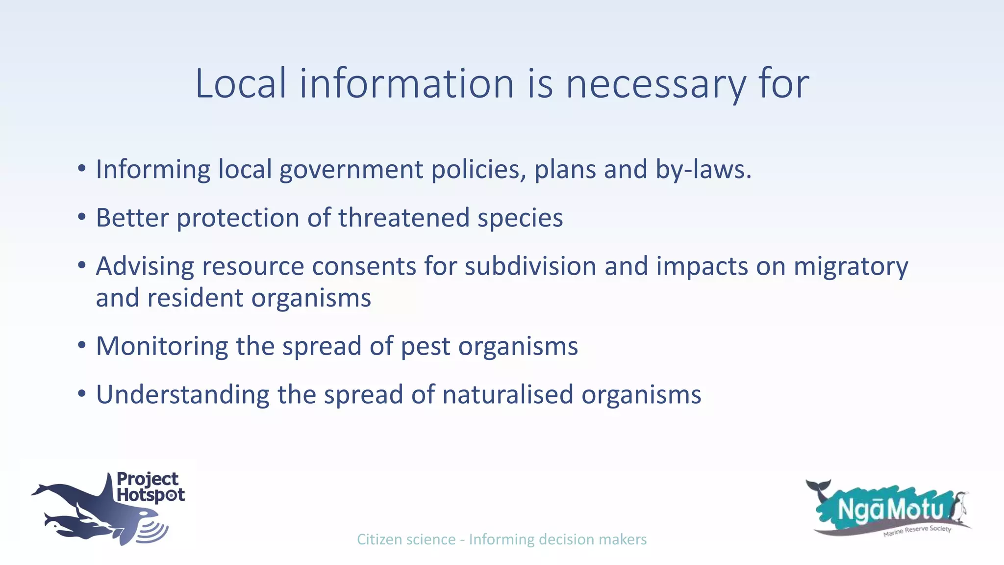 Informing decision makers | PPTX