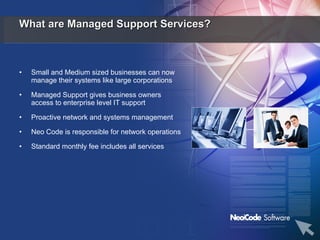 Inform Interiors Proposal for Managed Support Services | PPT