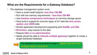 Informix - The Ideal Database for IoT | PPTX