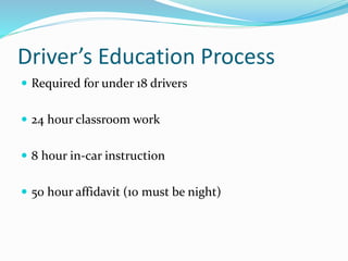 Informative PowerPoint: Ohio License | PPT