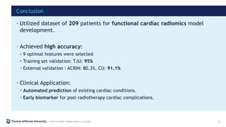 Artificial Intelligence To Reduce Radiation-induced Cardiotoxicity In Lung Cancer Radiotherapy ...