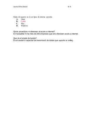 Informàtica preguntes acabat | DOCX