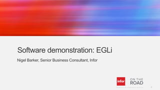Infor on the Road 2013 ERP LX EGLi and STTi | PDF