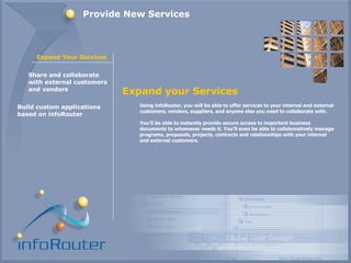 Inforouterproducttour V7 | PPT