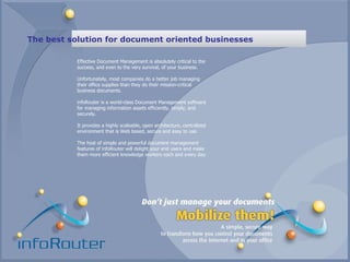 Inforouterproducttour V7 | PPT