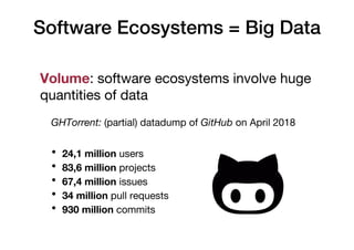 Software Ecosystems = Big Data | PPT