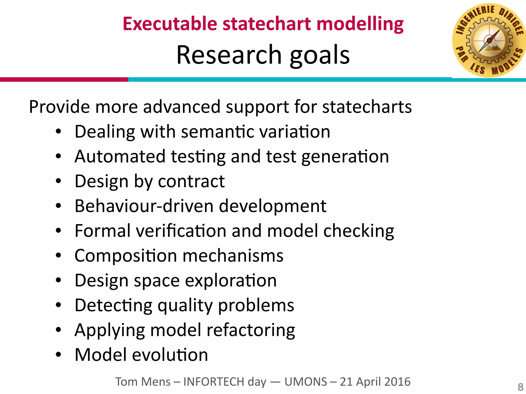 Advanced Support For Executable Statechart Modelling Ppt