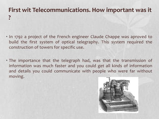 Infor telecommunications | PPTX