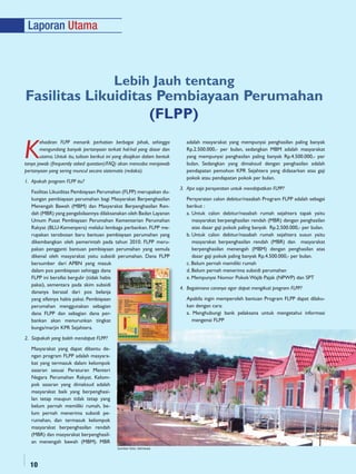 Fasilitas Likuiditas Pembiayaan Perumahan. Majalah Perumahan dan ...