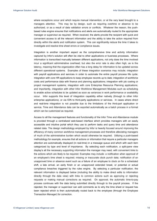 Infor Workforce Management Solutions | PDF