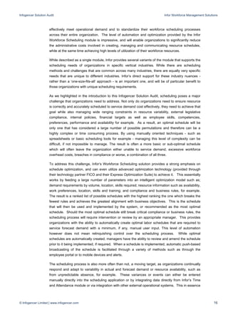 Infor Workforce Management Solutions | PDF