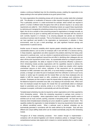 Infor Workforce Management Solutions | PDF