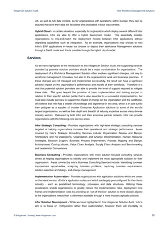 Infor Workforce Management Solutions | PDF