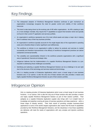 Infor Workforce Management Solutions | PDF