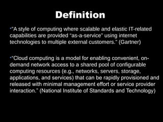Introduction au Cloud computing | PPT