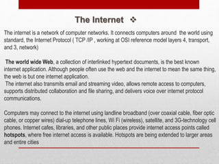 Info scince pp | PPTX | Internet | Computing