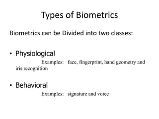Biometrics Pros & cons | PPTX