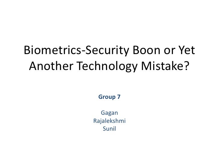 Biometrics Pros Cons biometrics-pros-cons