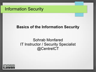 Information Security | ODP