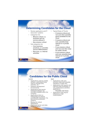 Info Sec 2010 Possibilities And Security Challenges Of Cloud Computing (Handout) | PDF