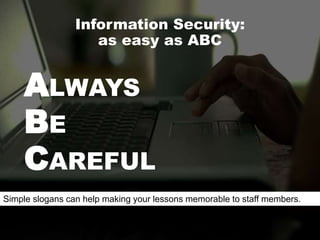 Information Security Awareness | PPTX