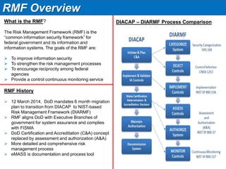 INFOSECFORCE Risk Management Framework Transition Plan | PPTX
