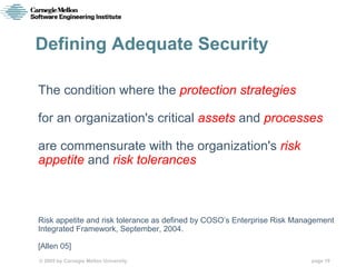 Infromation Security as an Institutional Priority | PDF