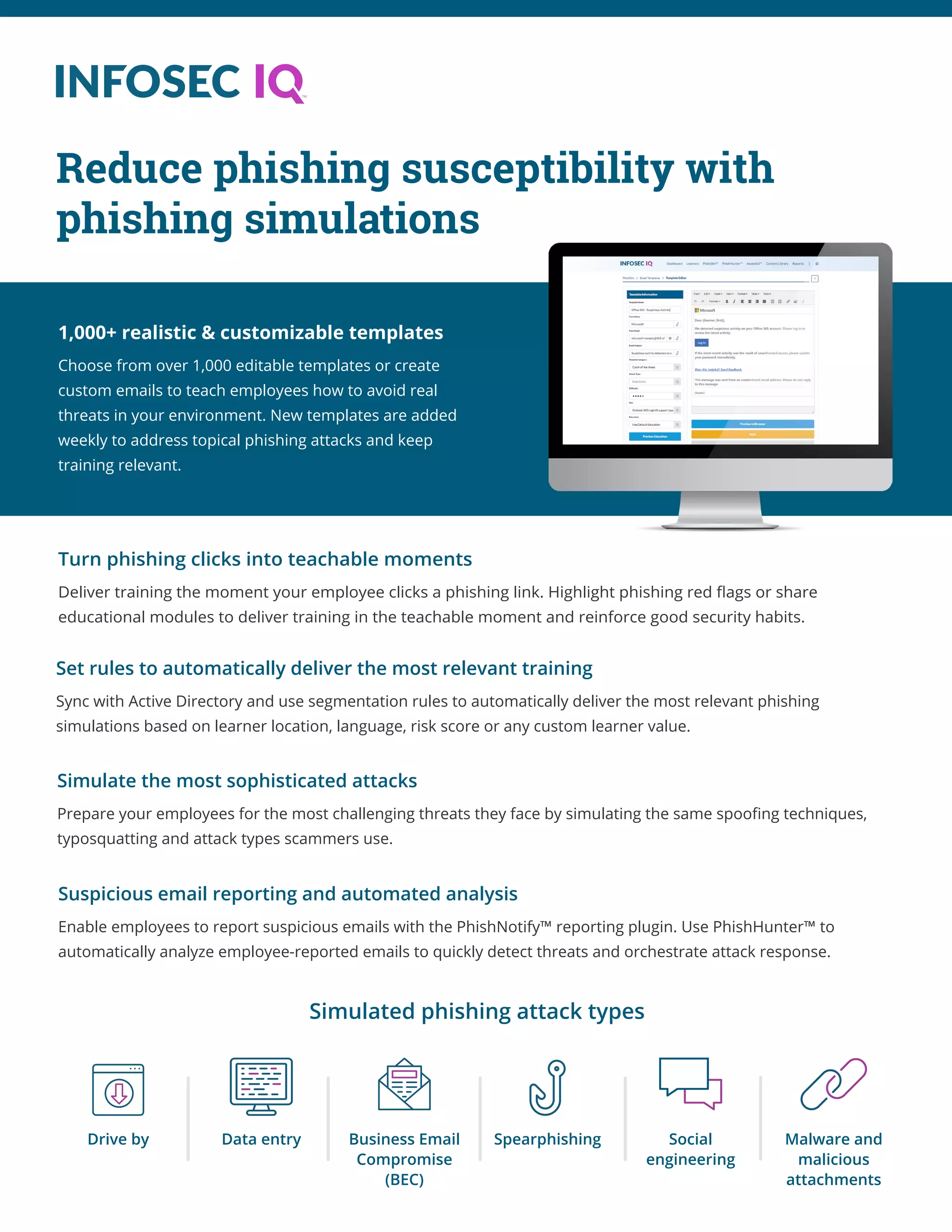 Infosec Iq Anti Phishing And Security Awareness Training Pdf Email