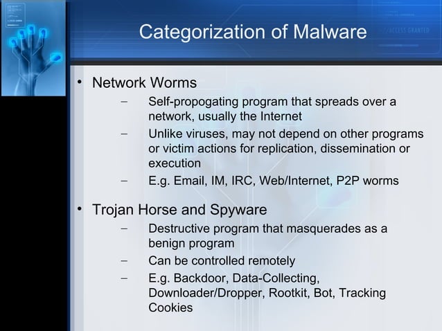 Malware and Modern Propagation Techniques | PPT | Computing ...