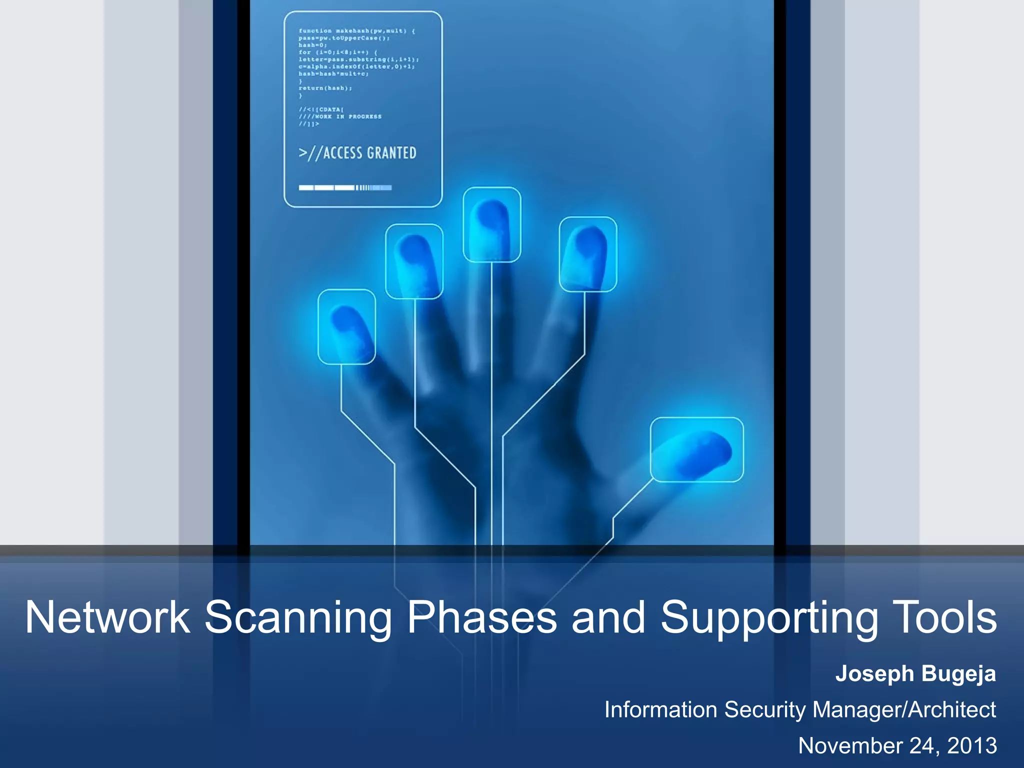 Network Scanning Phases and Supporting Tools | PPT