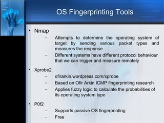 Network Scanning Phases and Supporting Tools | PPT