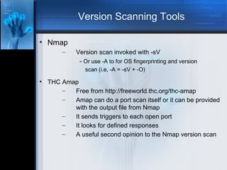 Network Scanning Phases and Supporting Tools | PPT