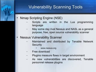 Network Scanning Phases and Supporting Tools | PPT