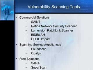Network Scanning Phases and Supporting Tools | PPT