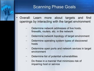 Network Scanning Phases and Supporting Tools | PPT