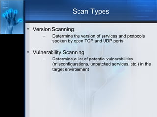 Network Scanning Phases and Supporting Tools | PPT