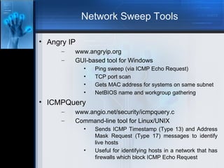 Network Scanning Phases and Supporting Tools | PPT
