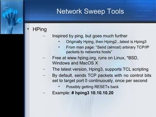 Network Scanning Phases and Supporting Tools | PPT
