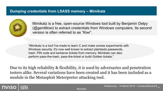 Windows 10 CredentialGuard vs Mimikatz - SEC599 | PPTX