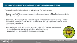 Windows 10 CredentialGuard vs Mimikatz - SEC599 | PPTX