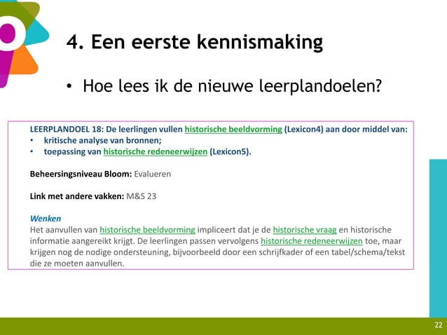 Infosessie leerplan geschiedenis 1ste graad | PPTX | Educational ...